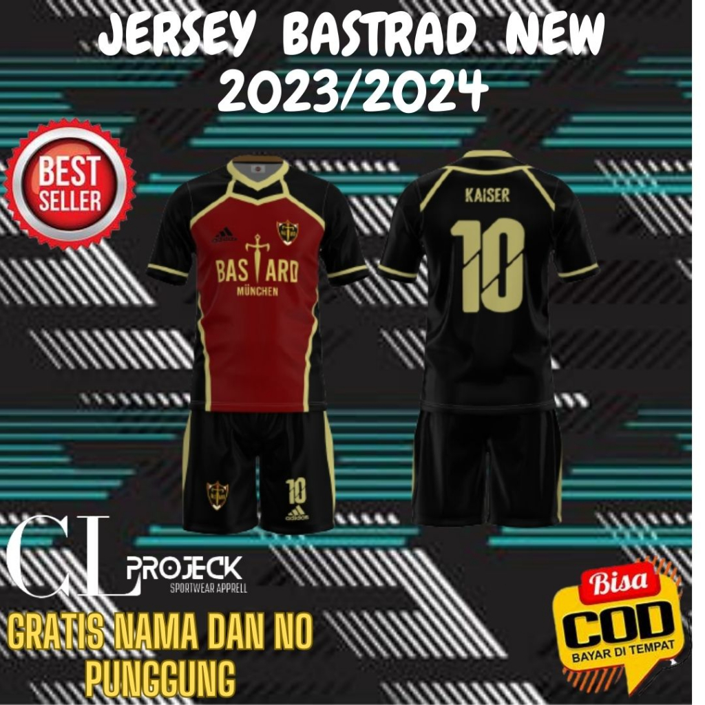 Jual JERSEY BASTRAD ANIME NEW 2023/2024 FULL PRINTING | Shopee Indonesia