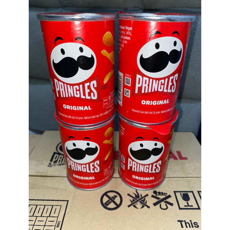 Jual Cemilan Pringles varian rasa original dan sour cream & onion ...