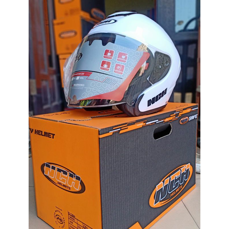 Jual Helm kairoz murah kaca bening kancing microlock/klik | Shopee ...