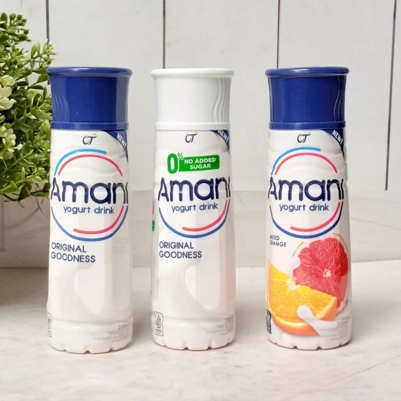 Jual Amani Yogurt Drink Mixed Grape Mixed Orange 250ml | Shopee Indonesia