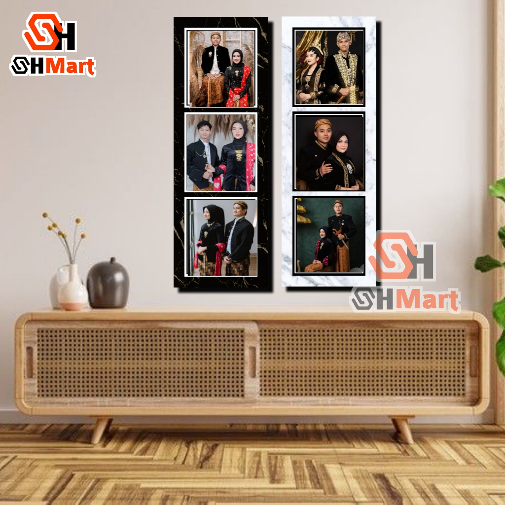 Jual SH CETAK 3 FOTO 4R PLUS BINGKAI SUSUN FULL LIST PINGGIRAN TANPA ...
