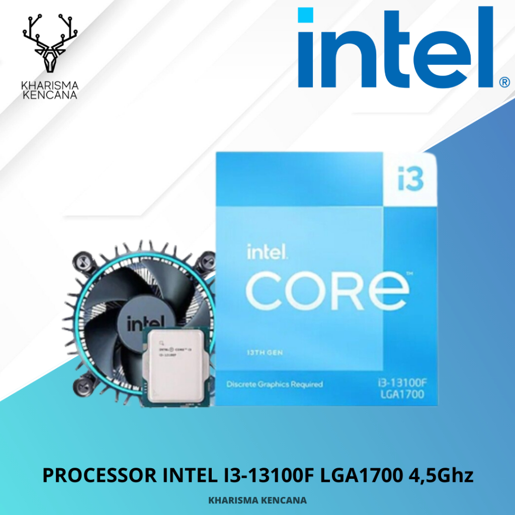 Jual INTEL I3-13100F LGA1700 4,5Ghz PROCESSOR | Shopee Indonesia
