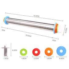 Jual IMPORT PANJANG 50 43 33 23 CM STAINLESS RING CINCIN ROLLING PIN ...