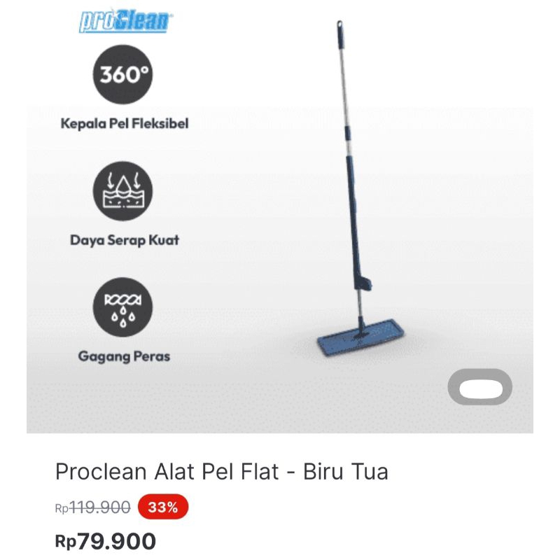 Jual Proclean Alat Pel Flat - Biru Tua ( Ace Hardware ) | Shopee Indonesia