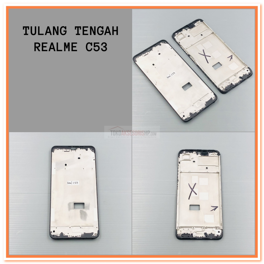 Jual Tulang Tengah Realme C53 Realme C55 Tatakan Lcd / Frame Realme C55 ...