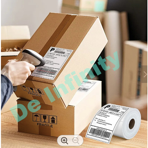 Jual LABEL THERMAL LABEL STIKER BARCODE LABEL PENGIRIMAN 100X150 UKURAN ...