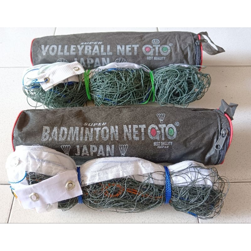 Jual NET VOLI VOLLY / NET BADMINTON BULUTANGKIS / NET TAKRAW GTO MURAH ...