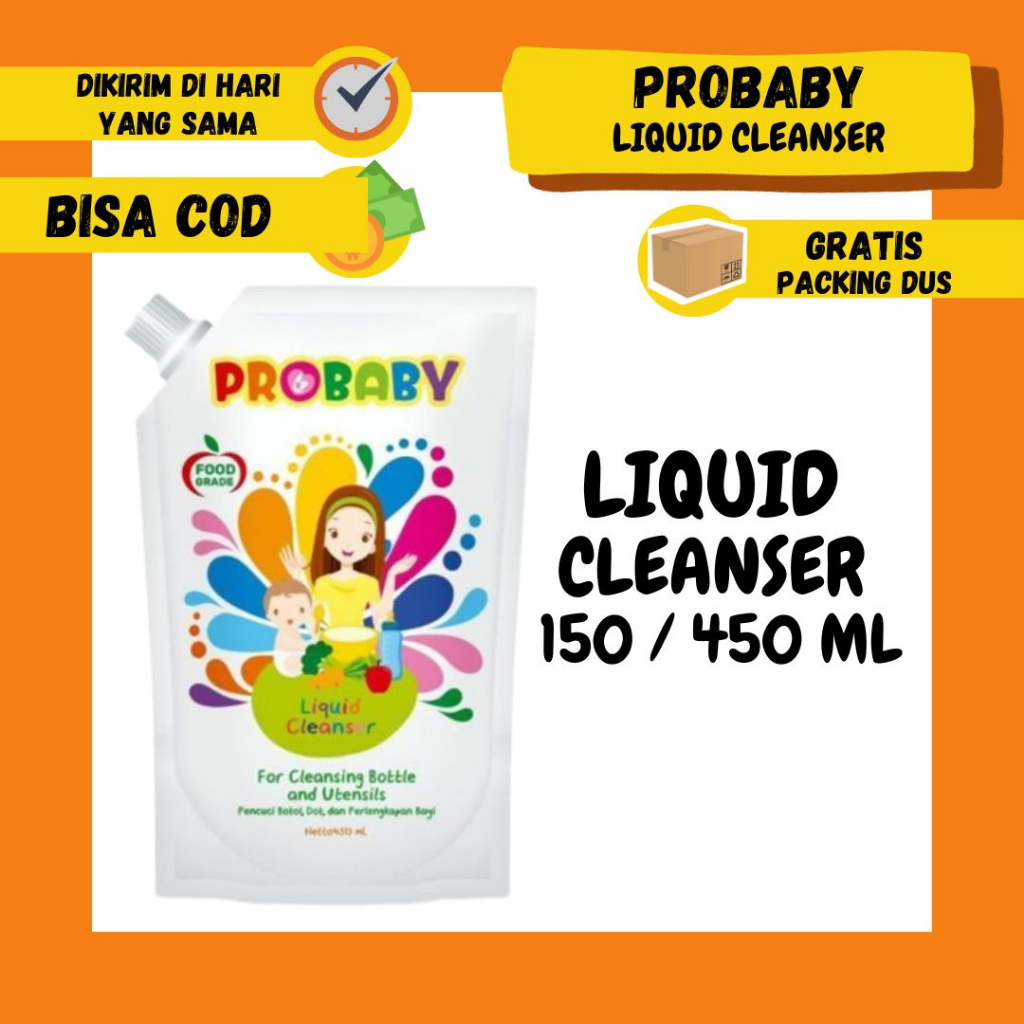 Jual Pro Baby Liquid Cleanser 450 ml / 150 ml - Sabun Perlengkapan Bayi ...