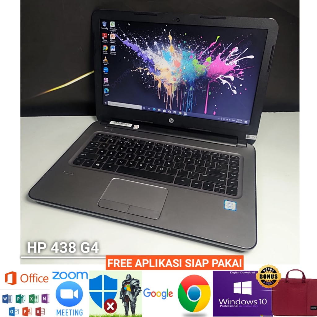 Jual Laptop HP 348 G4 intel core i5 gen 7 ram 8GB SSD 256GB - windows ...