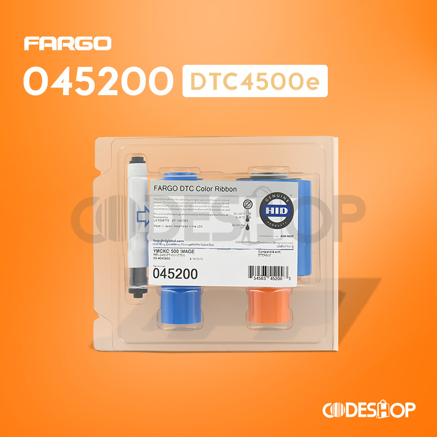 Jual (PN: 45200) Pita Ribbon Printer Kartu Fargo DTC4500e Color Warna ...