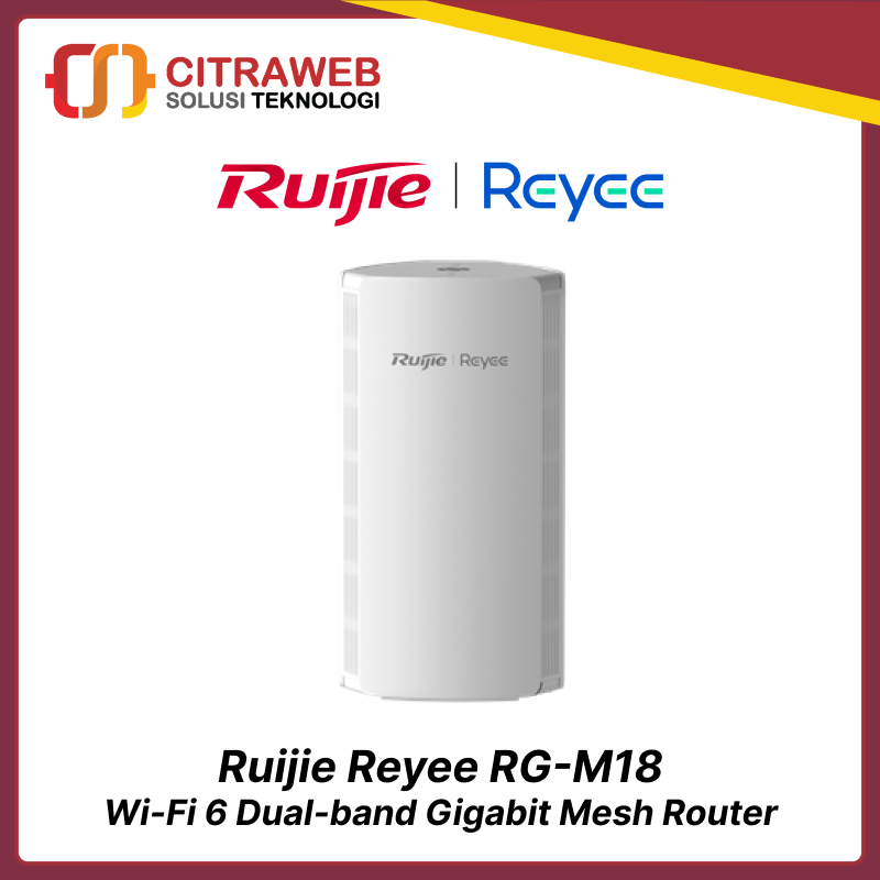 Jual Ruijie Reyee RG-M18 1800M Wi-Fi 6 Dual-band Gigabit Mesh Router ...