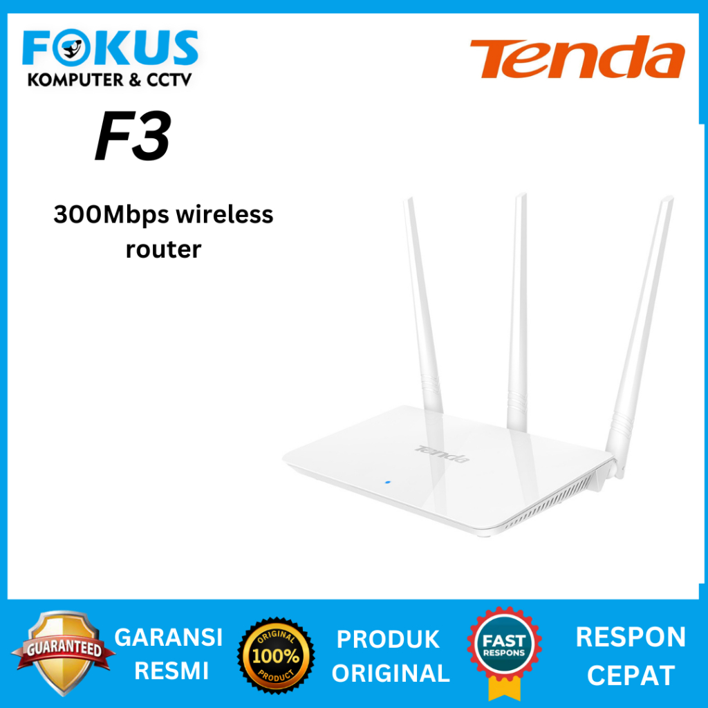 Jual TENDA WIRELESS F3 Router N300 Series | Shopee Indonesia