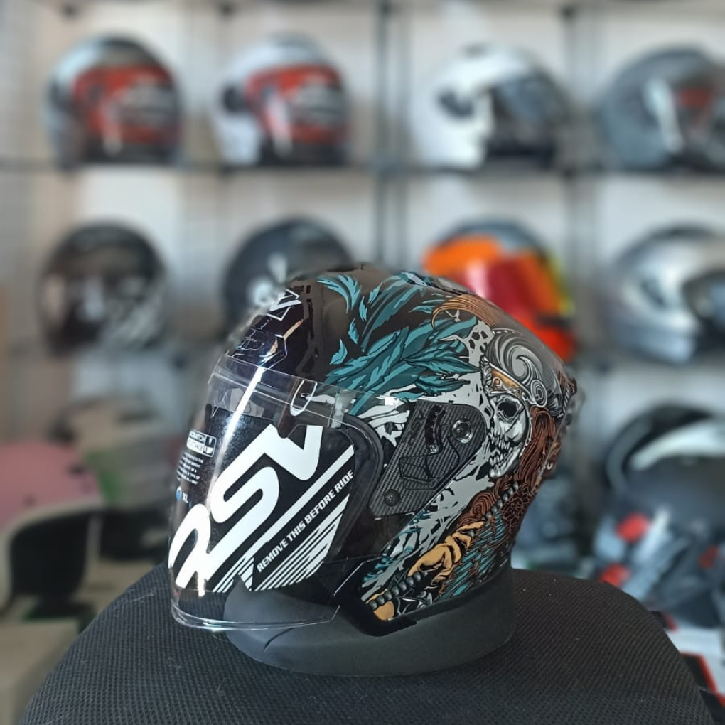 Jual HELM RSV NEW WINDTAIL UNDYING / HELM RSV / HELM HALF FACE | Shopee ...