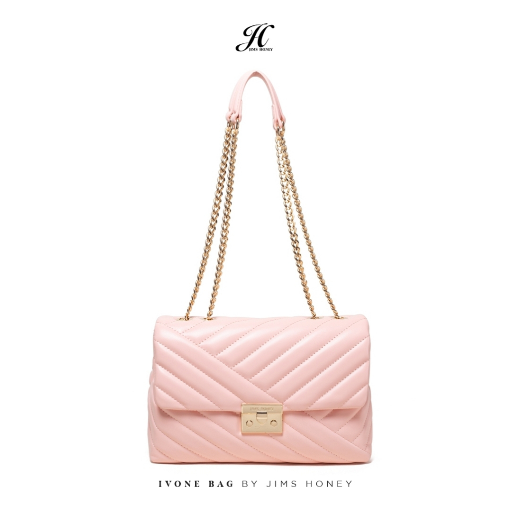 Jual JIMS HONEY Tas Selempang Wanita IVONE BAG Kulit Sintetik Puffy Tali Rantai | Shopee Indonesia