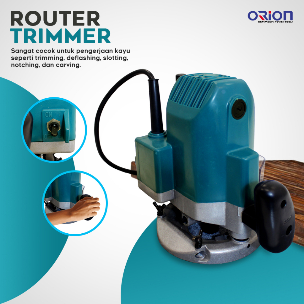 Jual Mesin Router Orion RT-3612 Profil Kayu Besar Wood Trimmer RT-3612 ...