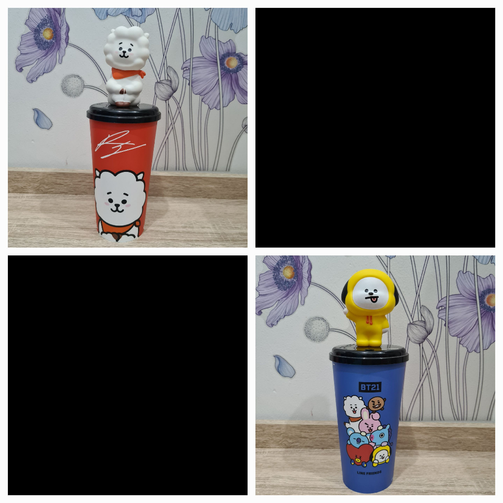 Jual Tumbler BT21 x CGV Figure Chimmy & RJ BT21 BTS Official ...