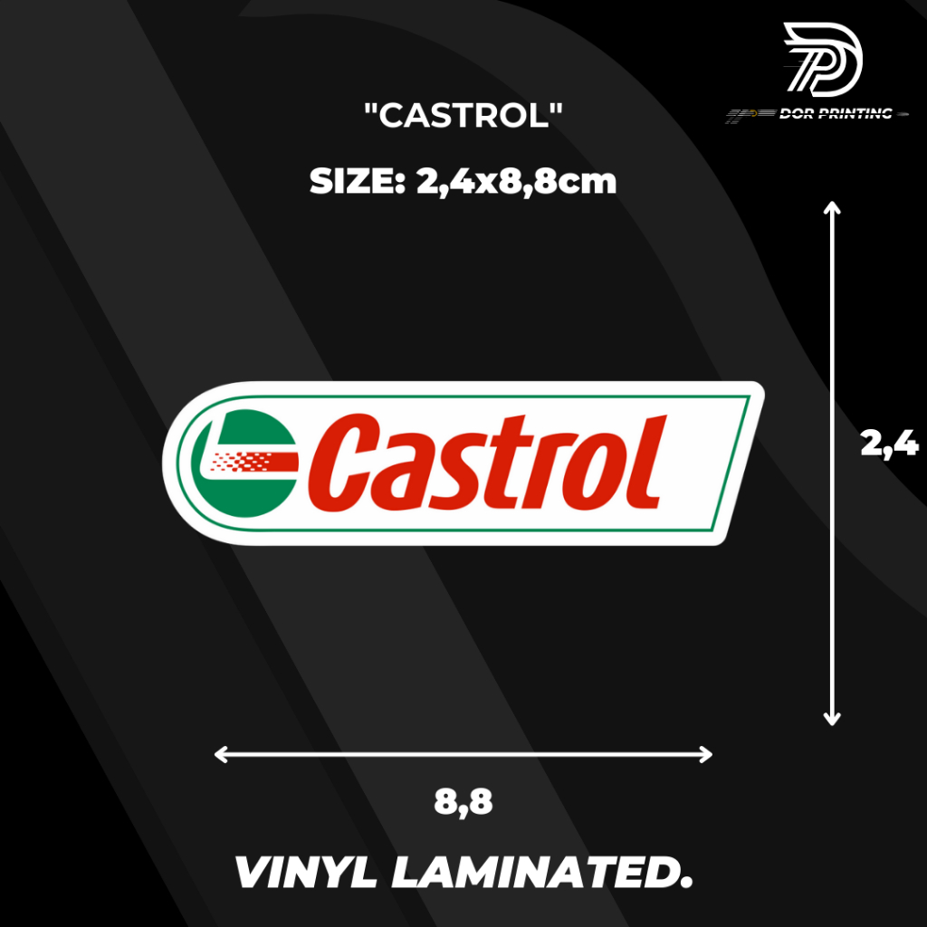 Jual STICKER/ CASTROL VIRALL KEREN LOGO CASTROL | Shopee Indonesia