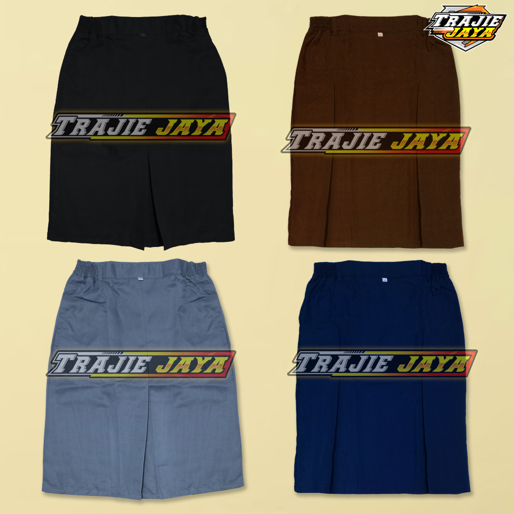 Jual Rok Span Pendek SMA / SMK / SMP Kerja Kantor Belah Depan | Shopee Indonesia