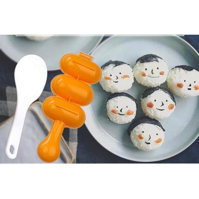 Jual Cetakan Nasi BENTO - Rice Ball Shaker Bento / Cetakan Nasi Kepal ...