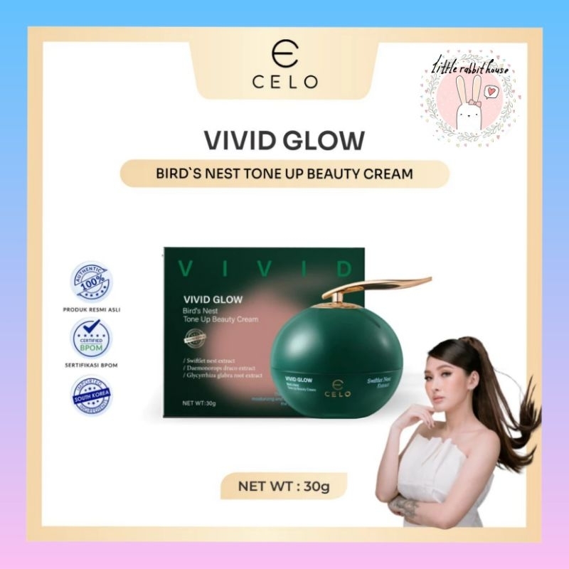 Jual READY CELO VIVID GLOW BIRD'S NEST TONE UP BEAUTY CREAM PELEMBAB ...