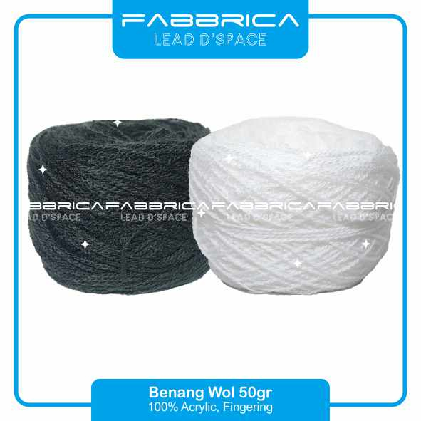 Jual Fabbrica - Benang Rajut Wool Vonel Wol 50gr Siet Yarn Untuk ...