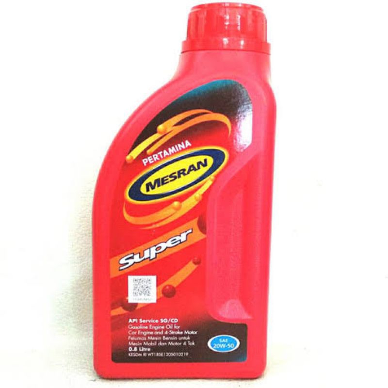 Jual Mesran Super SAE 20W-40 1 Liter Original | Shopee Indonesia