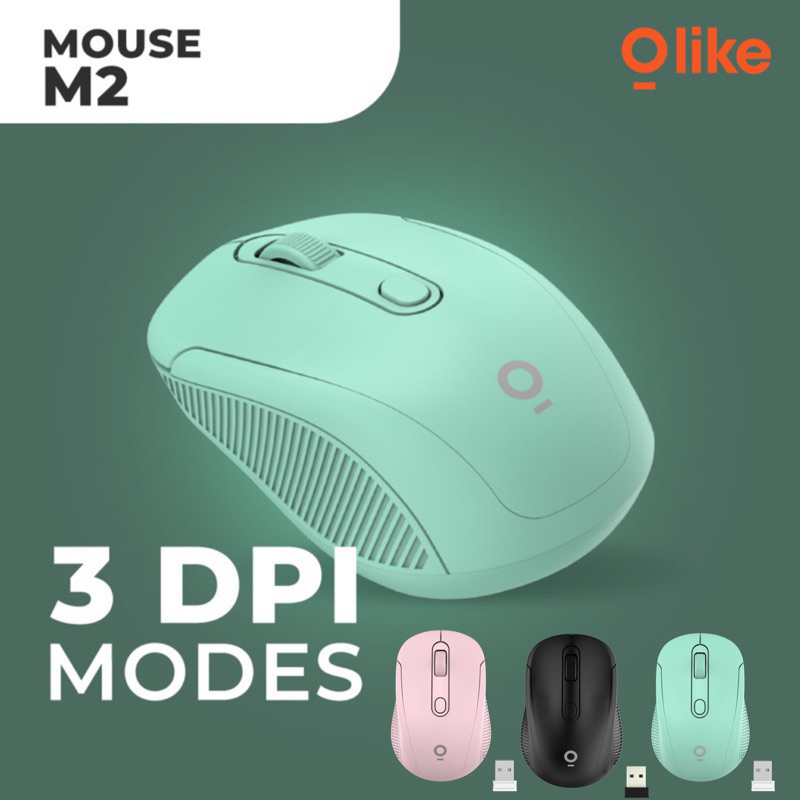 Jual OLIKE M2 MOUSE WIRELESS USB OPTICAL 2.4G - GARANSI 1 TAHUN ...