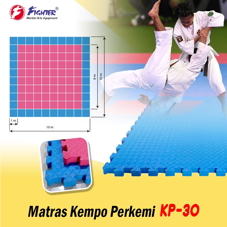 Jual Matras Kempo Perkemi KP-30-( 1 Set lapangan) -FIGHTER | Shopee ...