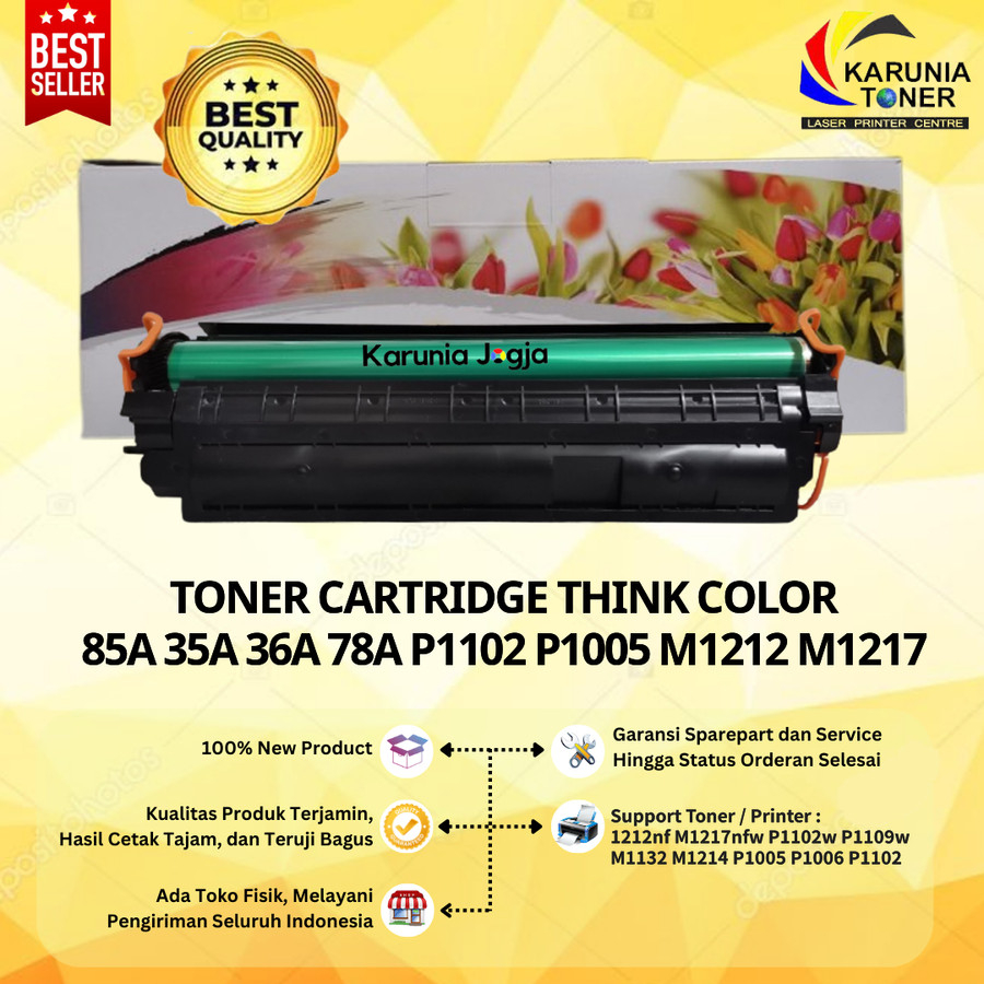Jual Toner Cartridge Compatible 85A HP Laserjet P1102 Canon LBP6000 ...