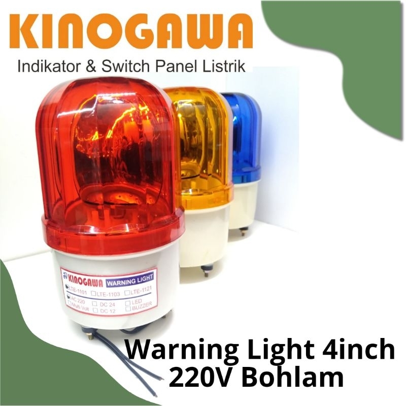 Jual Lampu 4" inch 220V- Lampu Putar - Warning Light LTE-1101 - Lampu ...