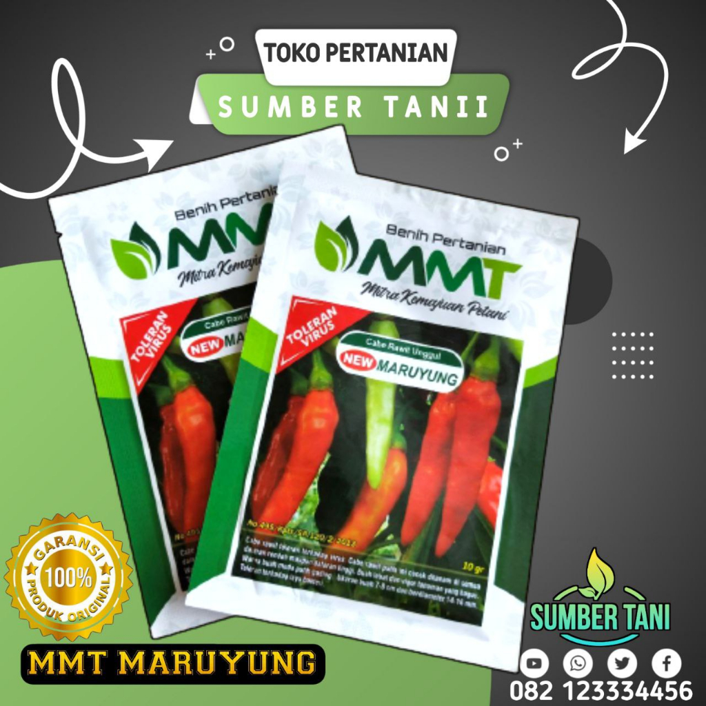 Jual BENIH CABAI RAWIT UNGGUL NEW MARUYUNG 10 GR MMT | Shopee Indonesia