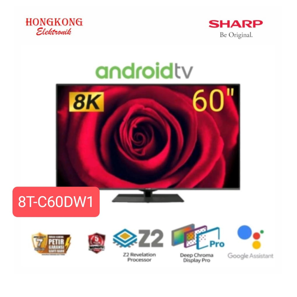 Jual LED ANDROID SHARP 60 INCH 8K 8T-C60DW1I | Shopee Indonesia