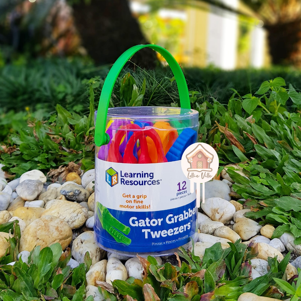 Jual Learning Resources Gator Grabber Tweezers - Assorted | Shopee ...