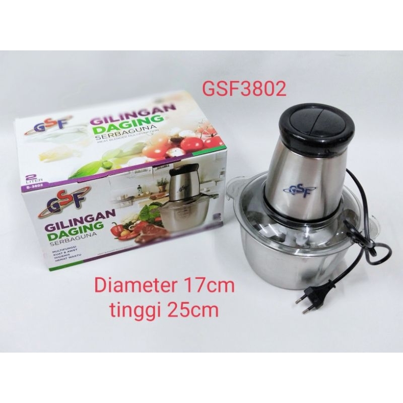 Jual Gilingan Daging Serbaguna / Meat Blender GSF 3802 (2liter ...