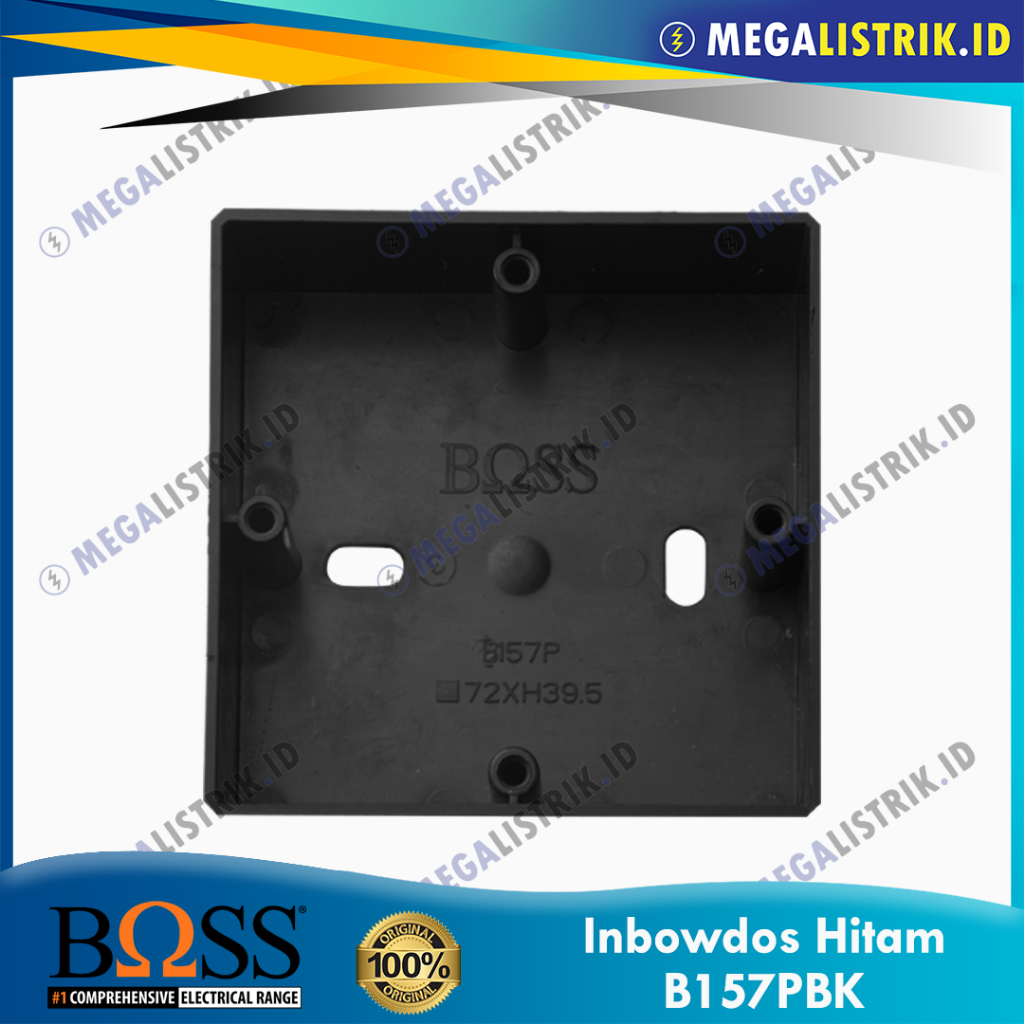 Jual BOSS INBOWDOS KOTAK HITAM B157PBK / INBOWDUS PERSEGI BLACK B157 ...