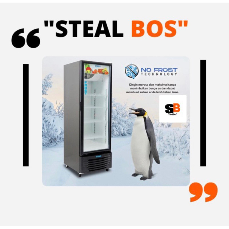 Jual SHOWCASE STEKO MG 180 3 RAK showcase steko MG 200 4 rak showcase ...