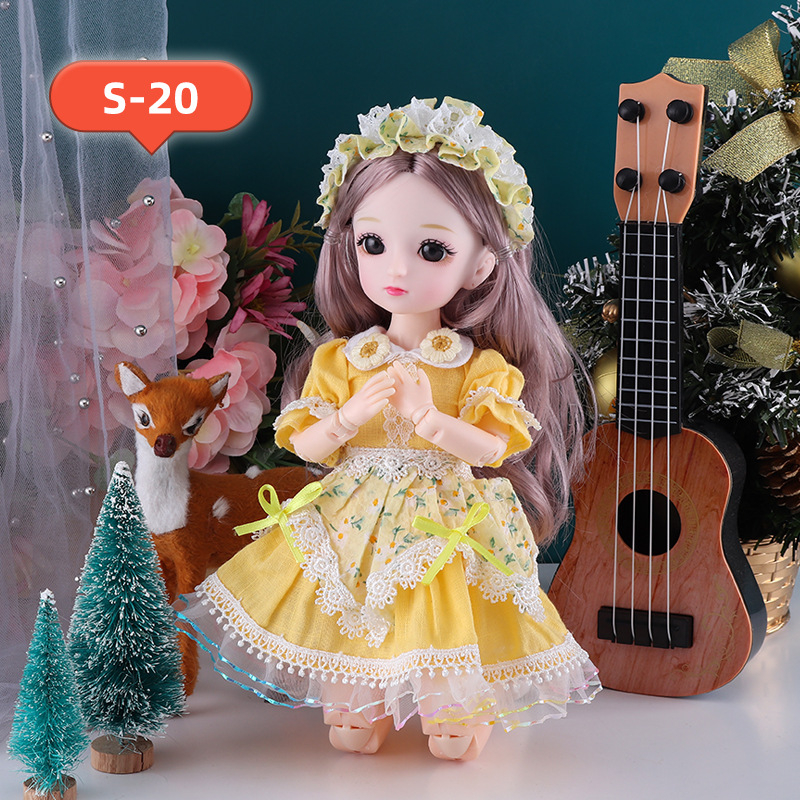 Jual FAVO Mainan Anak Boneka Seri (S U) BJD Doll 30cm Cute DIY Girls ...