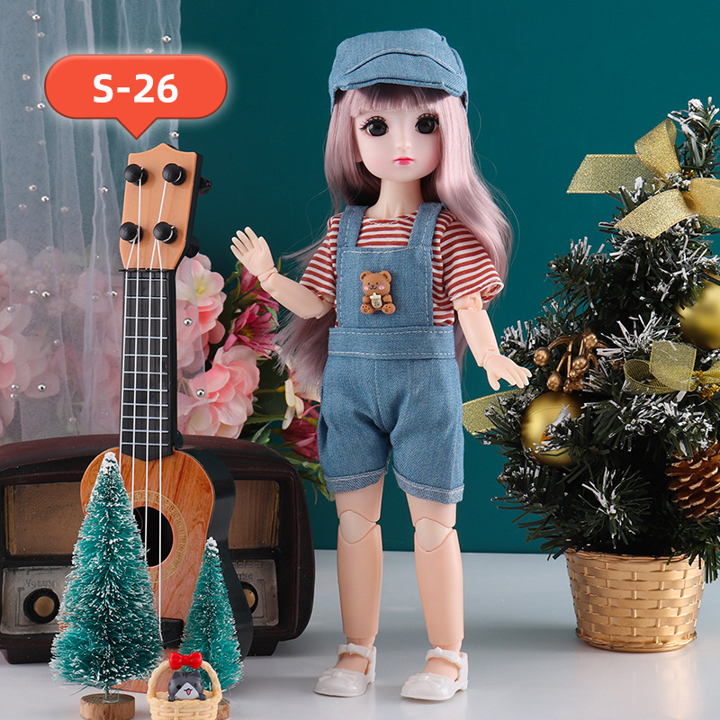 Jual FAVO Mainan Anak Boneka Seri (S U) BJD Doll 30cm Cute DIY Girls ...