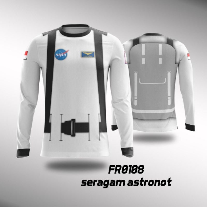 Jual Kaos Jersey Astronot NASA Custom Fullprint FR0108 | Shopee Indonesia