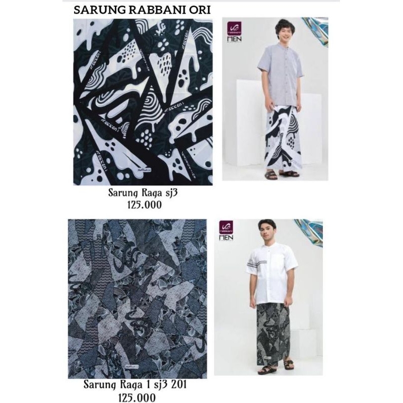 Jual sarung Palestine Rabbani ori Raga series (Raga 1 dan 2) | Shopee ...