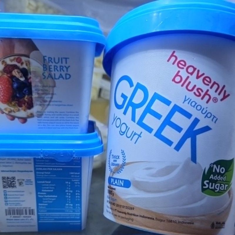 Jual [ PROBIOTIK ] baca deskripsi YOGHURT heavenly blush greek yoghurt ...