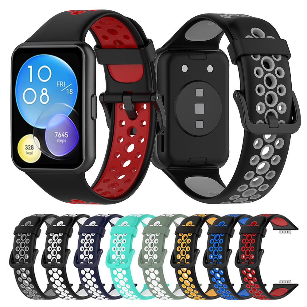 Jual Strap Sport Band Dual Tone for Huawei Watch Fit 2 2022 / Tali ...