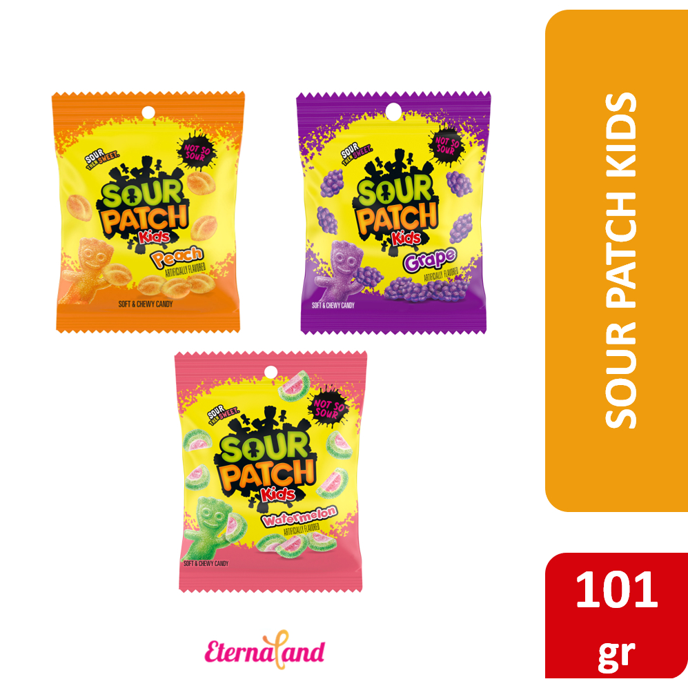 Jual Sour Patch Kids Bags Soft & Chewy - permen sour patch impor usa | Shopee Indonesia