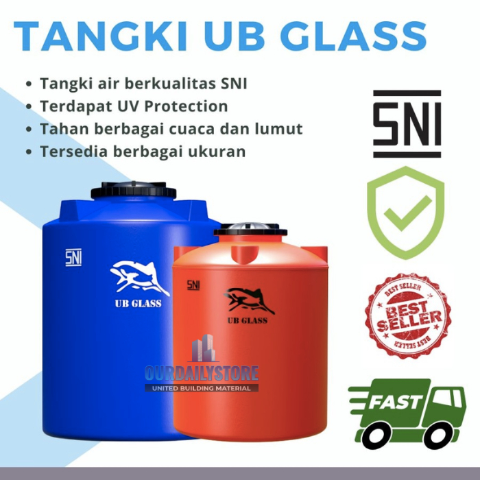 Jual tangki liter tandon toren air TB 5000 Pengiriman JABODETABEK ...