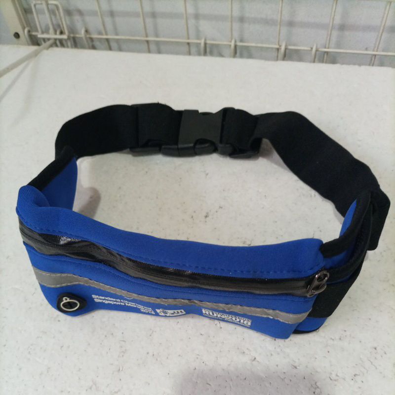 Jual Standard Chartered sport waist bag- 9.5x30cm | Shopee Indonesia