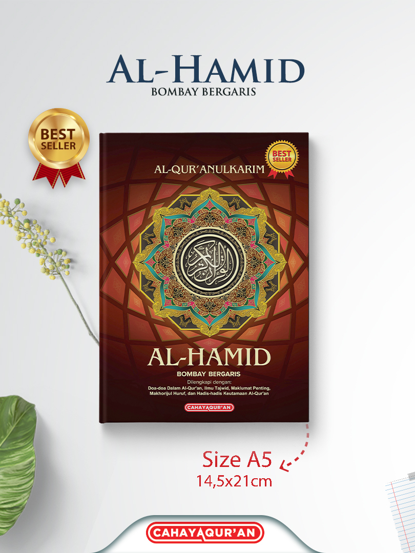 Jual Quran Wakaf Al Hamid Tanpa Terjemah A5 Mushaf Bombay Bergaris | Shopee Indonesia