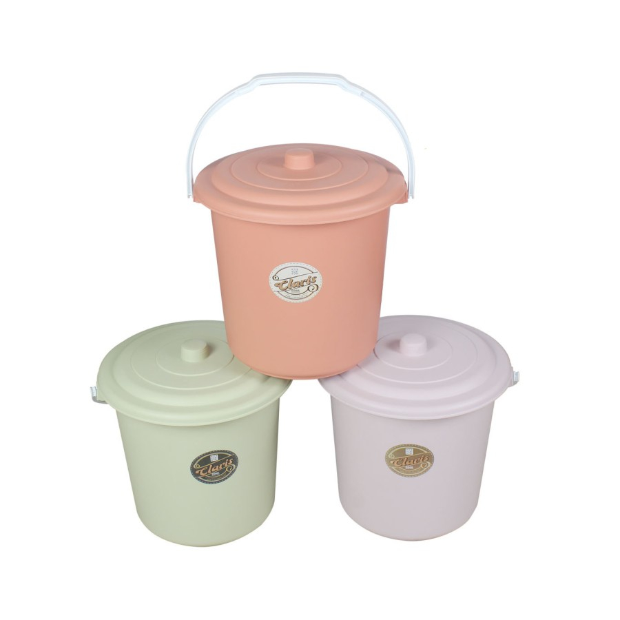 Jual Claris EMB 16 Ember Pax 16 Liter Plastik Tebal Dengan Tutup Handle ...