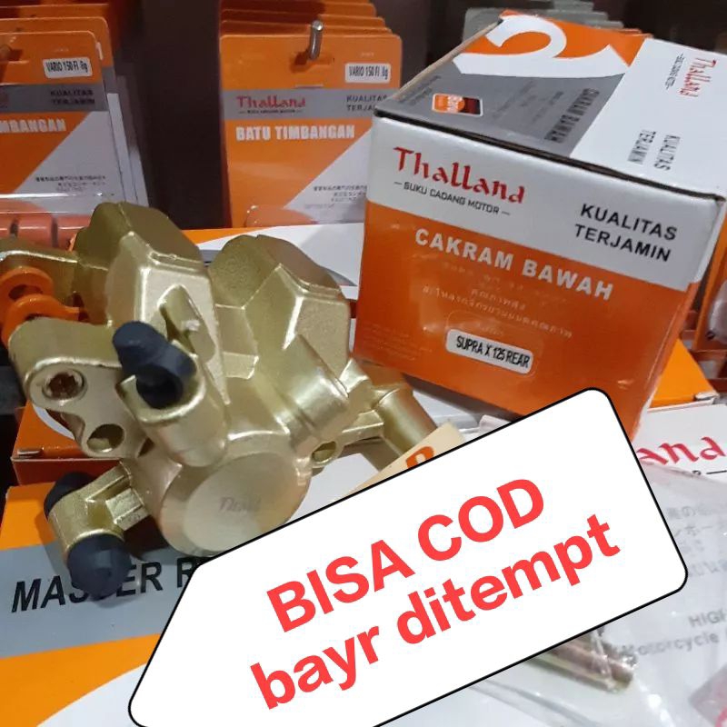 Jual kaliper bawah / kepala babi set komplit Supra x,Supra fit new,kharisma,smash,Supra x125 ...