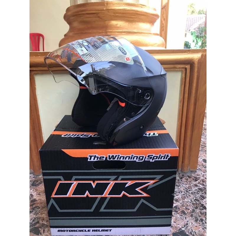 Jual HELM INK DYNAMIC SOLID GUNMETAL DOFF ORIGINAL PRODUK | Shopee ...