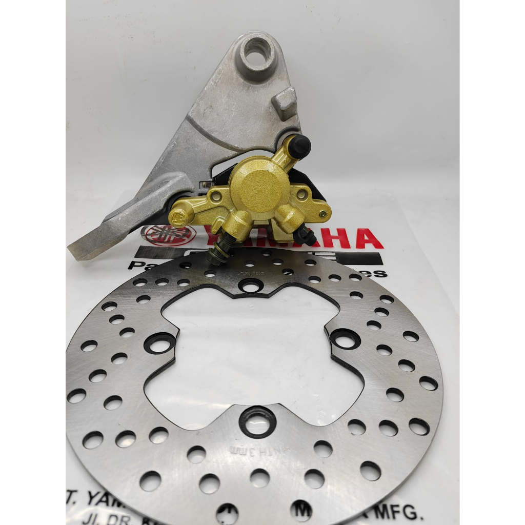 Jual PAKET PIRINGAN CAKRAM BELAKANG PLUS KALIPER SET BRAKET JUPITER MX NEW 135 ASLI NISSIN ...